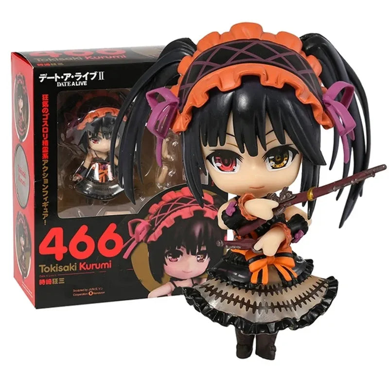 Date A Live 10cm Tokisaki Kurumi Chibi Action Figure
